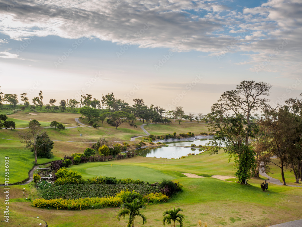 golf club in tagaytay, philippine Stock Photo | Adobe Stock