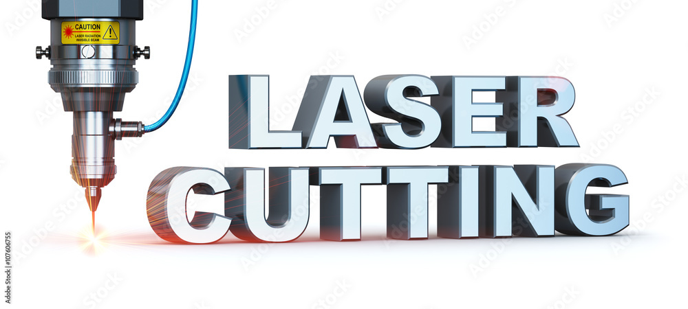 Laser cutting technology Stock Illustration | Adobe Stock