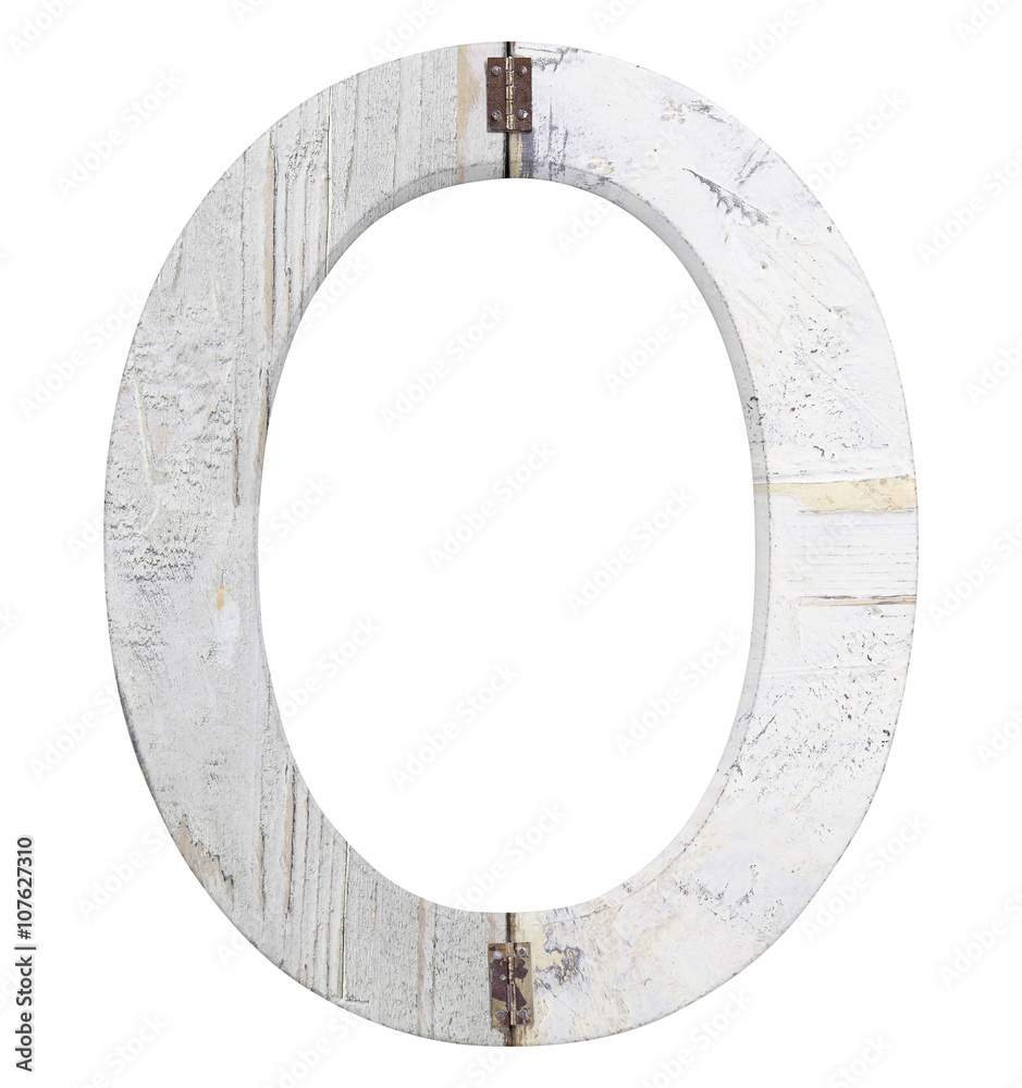 letter o isolated on white background Stock Photo | Adobe Stock