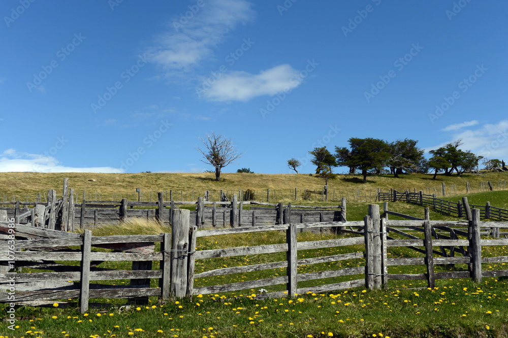 Foto de Harberton estate is the oldest farm of Tierra del Fuego and an ...