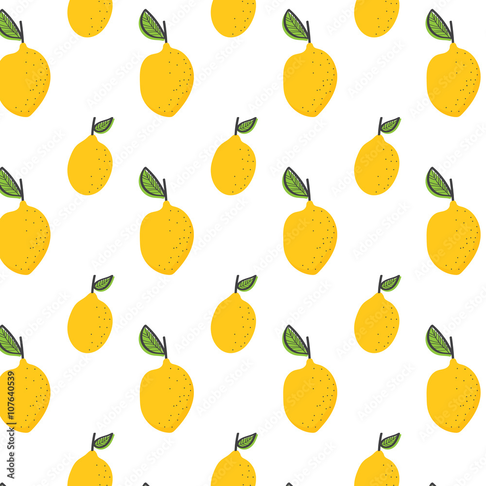 Lemon pattern. Seamless Pattern. Summer background. Print texture ...
