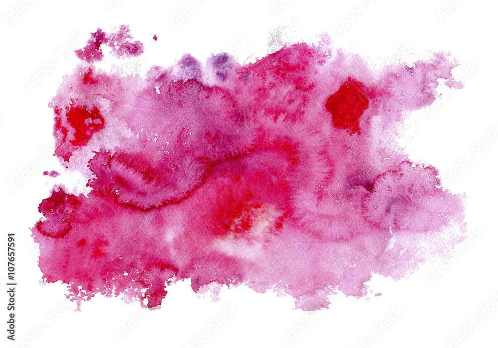 Pink watercolor background for textures and backgrounds.Abstract ...