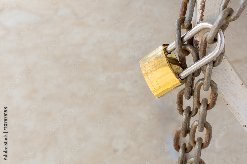 lock and chain Stock Photo | Adobe Stock
