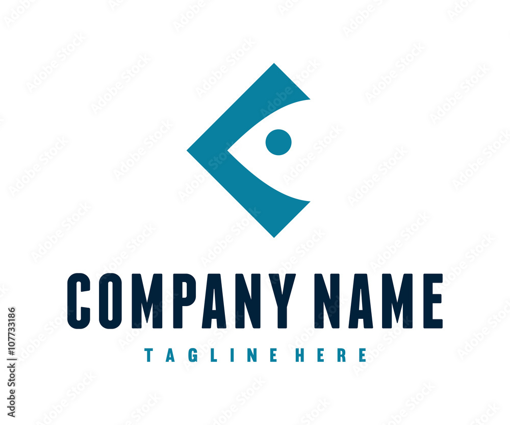 Letter C fish Stock Vector | Adobe Stock