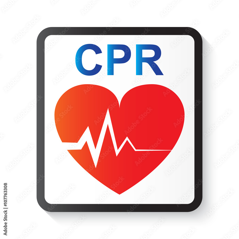 CPR ( cardiopulmonary resuscitation ) , heart and ECG ...