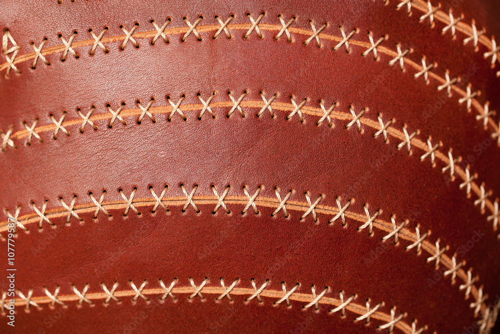 leather texture with a seam Stock Photo | Adobe Stock