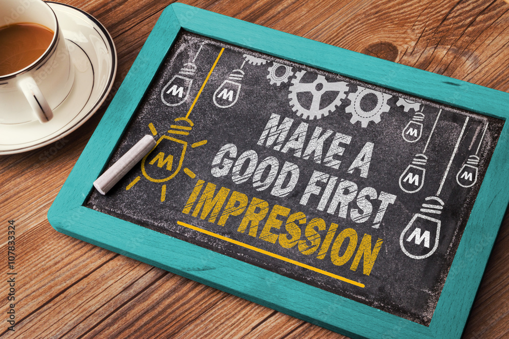 Make a Good First Impression Stock Photo | Adobe Stock