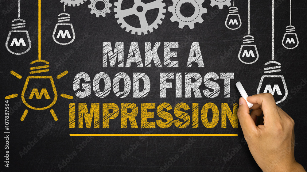Make a Good First Impression Stock Photo | Adobe Stock