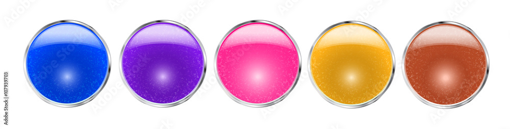 Set glamorous icons on the color palette button.Vector vector de Stock ...