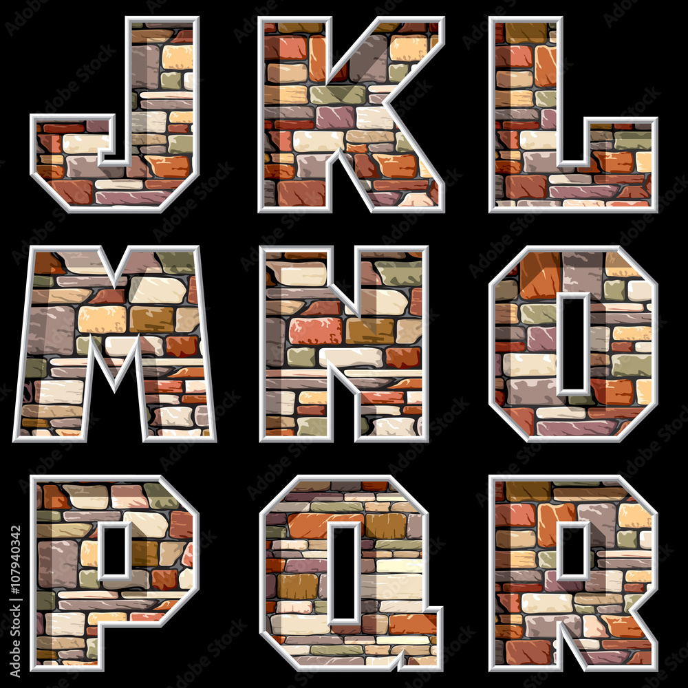 stone symbols p2 Stock Vector | Adobe Stock