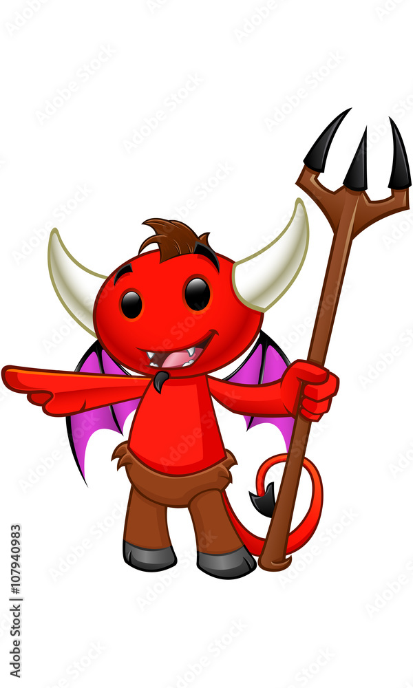 Devil Character Stock Vector | Adobe Stock