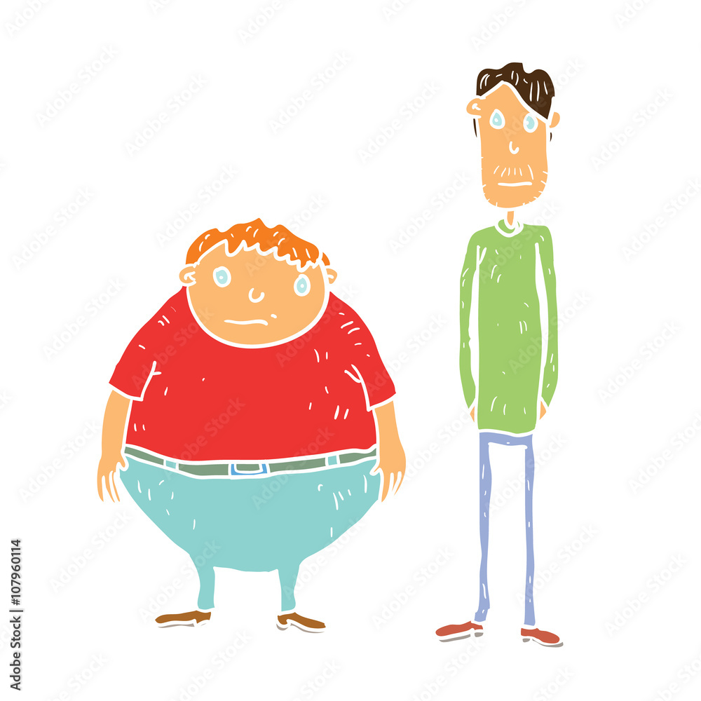 Cartoon weight illustration Stock Vector | Adobe Stock