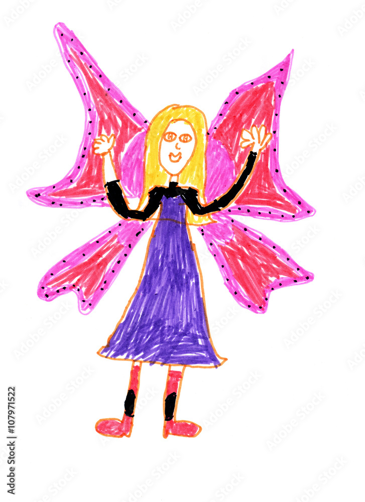 Fairy Drawings In Color