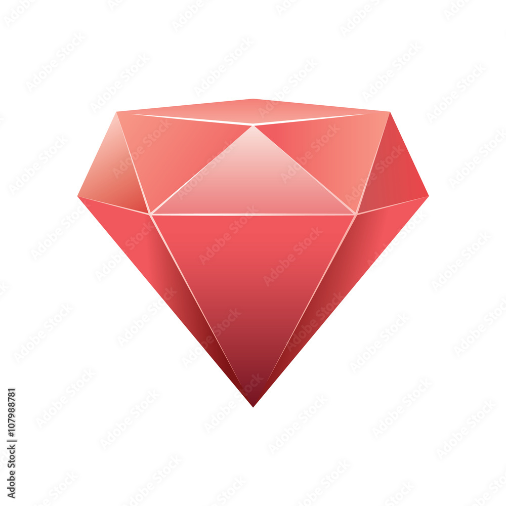 Red Diamond Shape