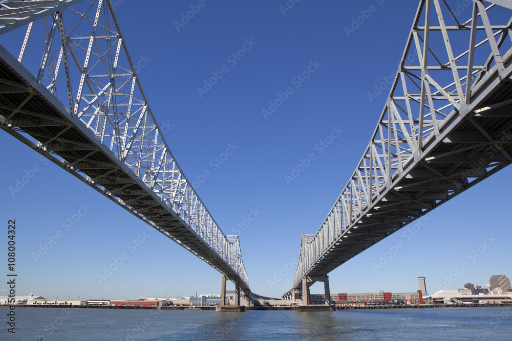 Twin Bridges Stock Photo | Adobe Stock