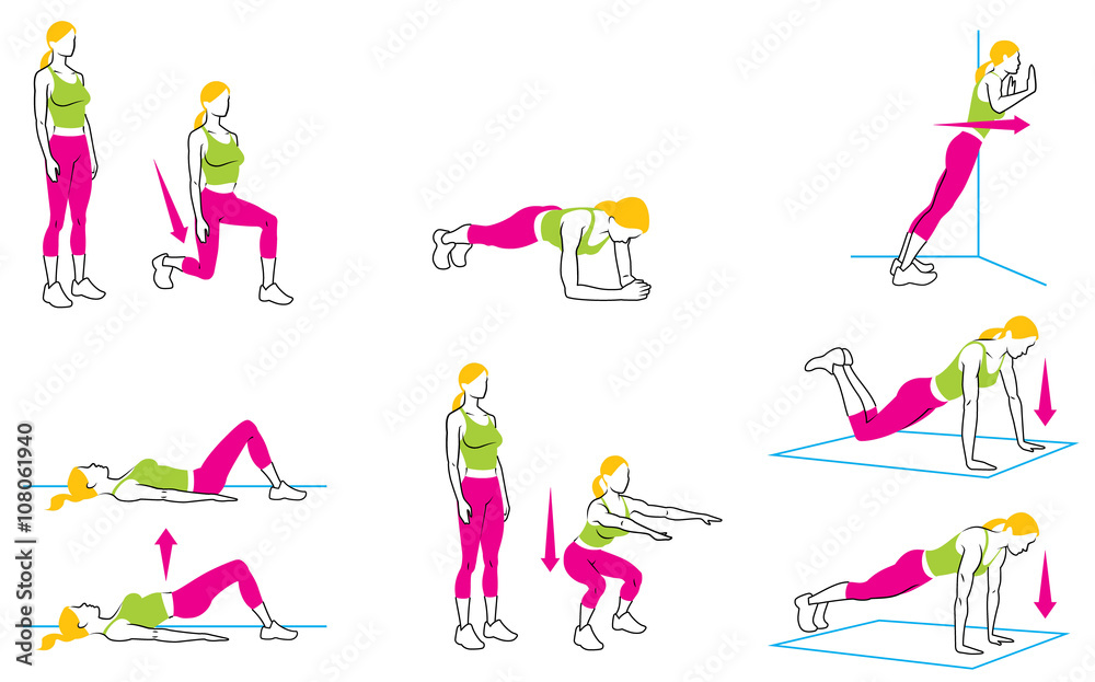 Basic Exercises Stock Vektorgrafik Adobe Stock basic-exercises-stock-vektorgrafik-adobe-stock