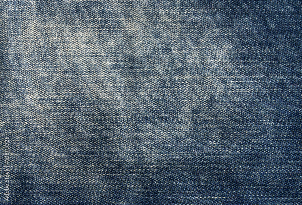 Worn blue denim texture. Stock Photo | Adobe Stock