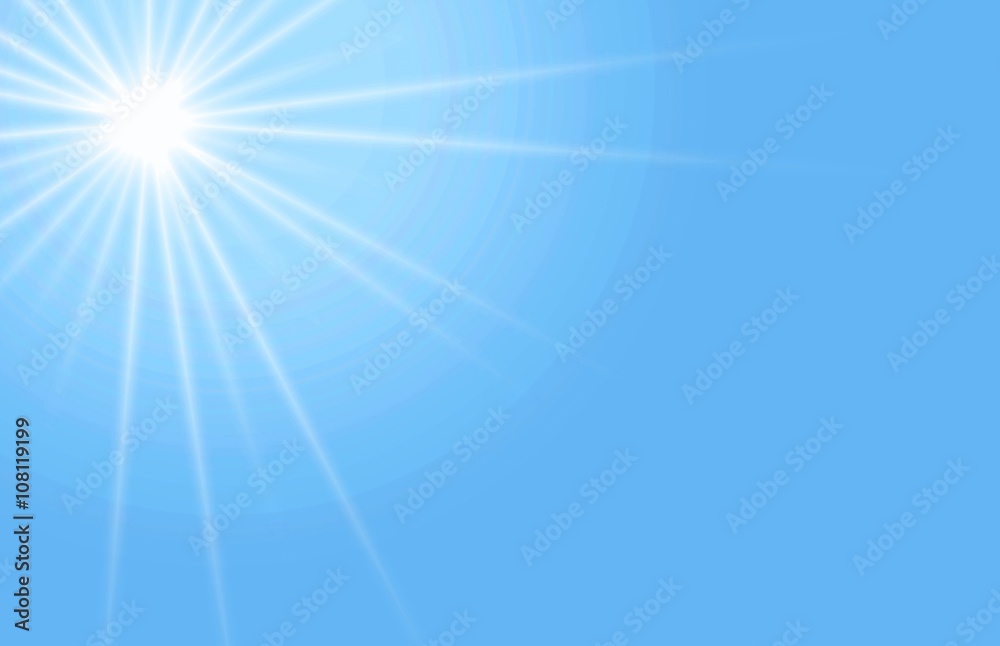 blue sunny background Stock Illustration | Adobe Stock