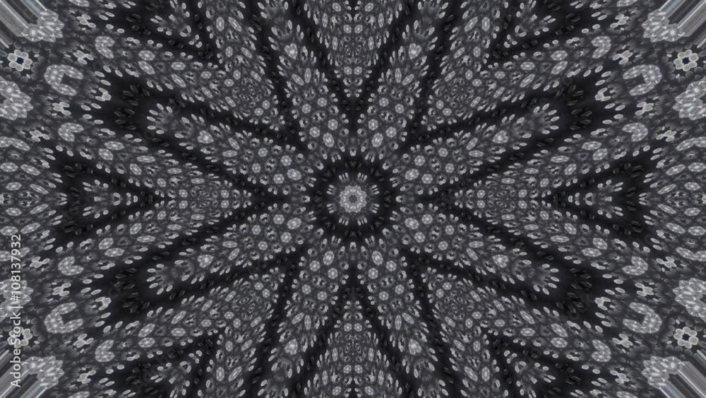 Abstract pattern with eight star ultra complex structure of flickering ...