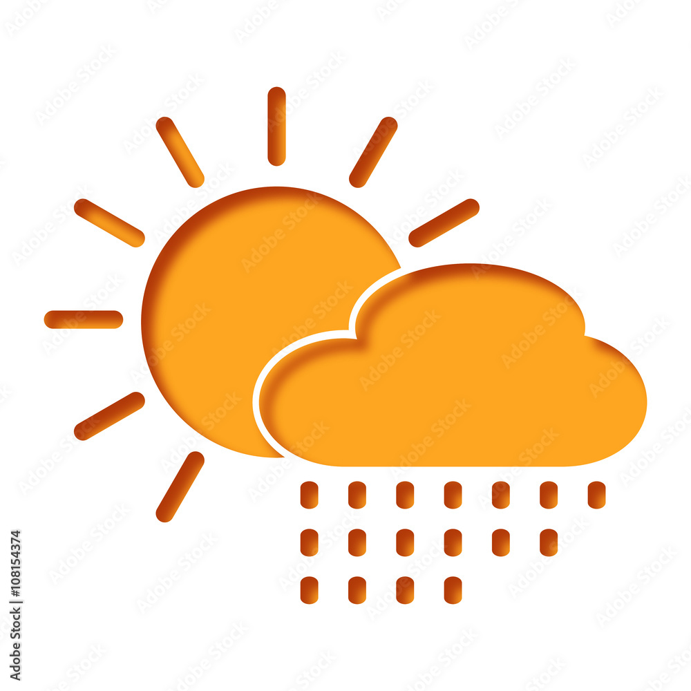 Logo météo. Stock Vector | Adobe Stock