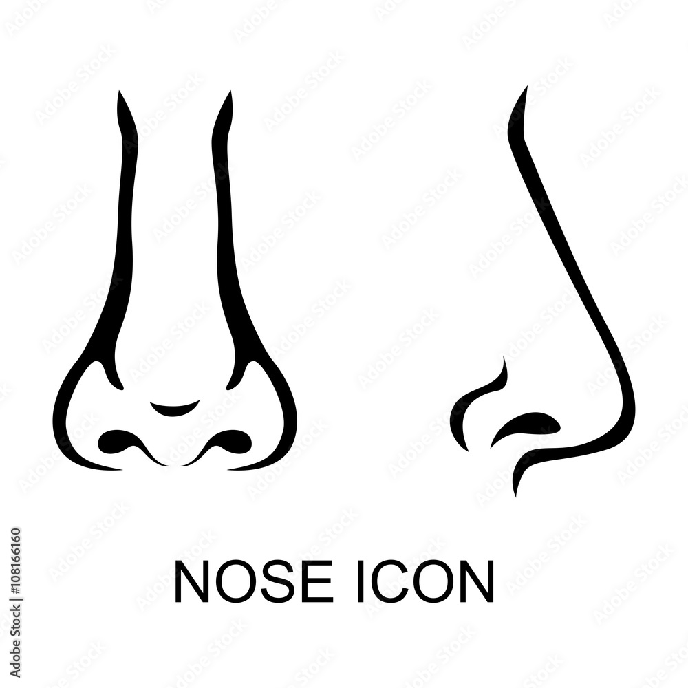 Nose image icon Stock Vector | Adobe Stock