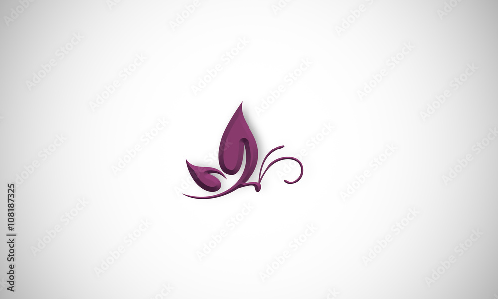Butterfly logo,Vector logo template Stock Vector | Adobe Stock