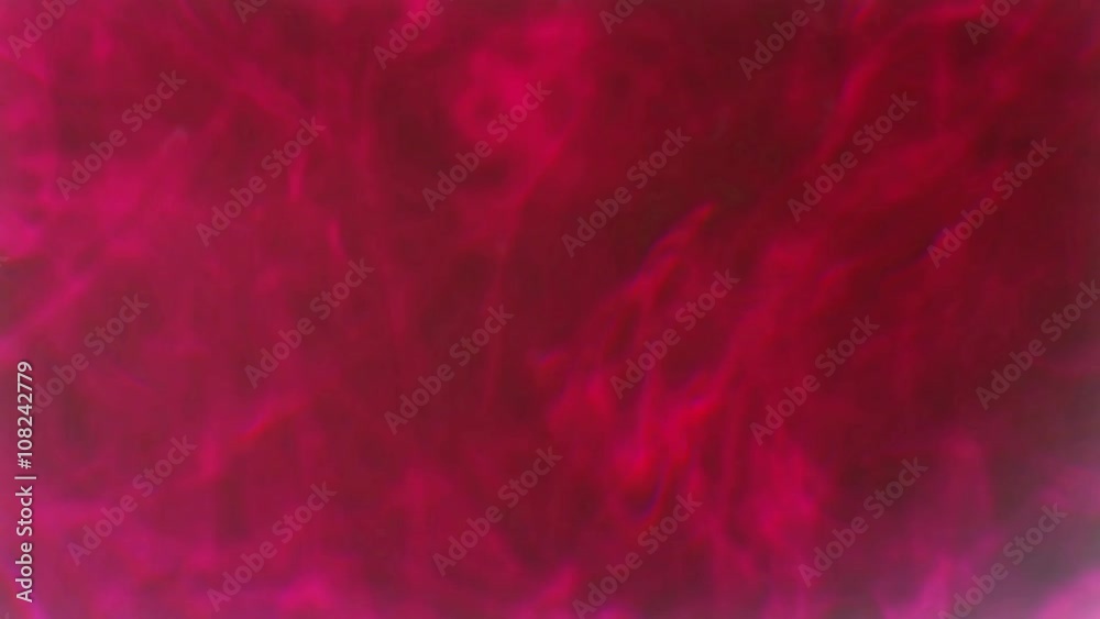 Fuchsia inks spreading in the water. HD (1920x1080). Fuzzy purple yarn ...