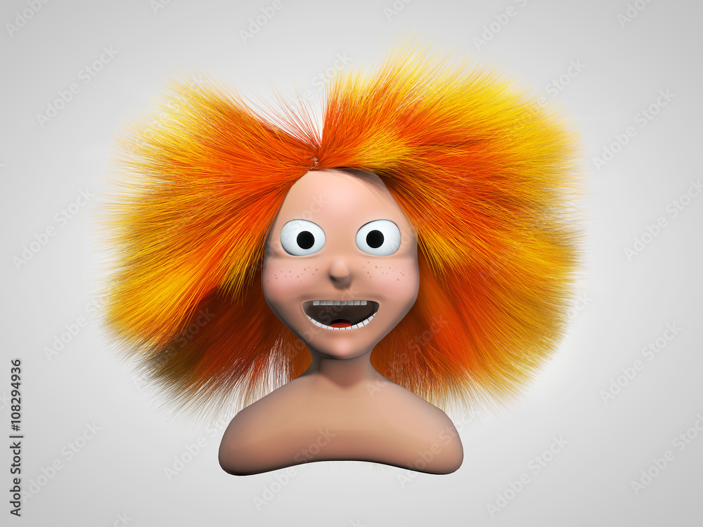 Ginger Red Hair Cartoon
