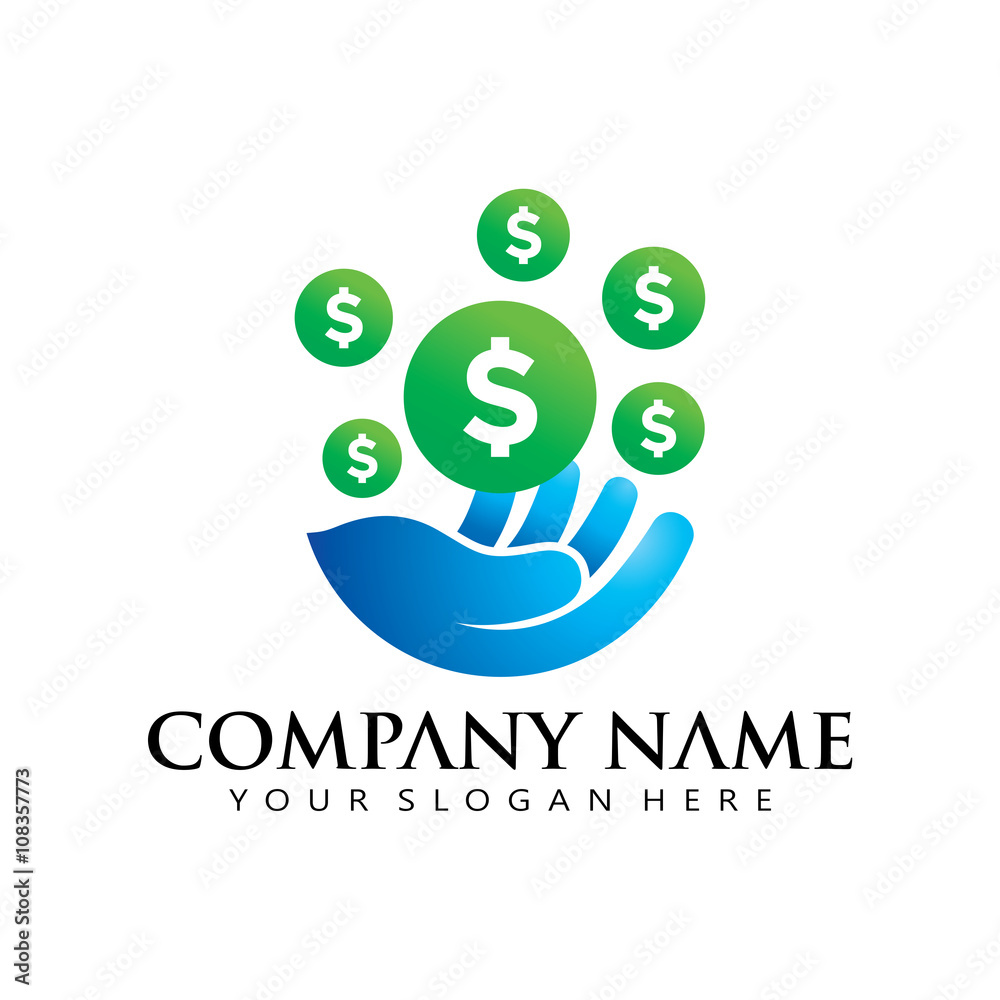 Get Salary Logo Stock Vector | Adobe Stock