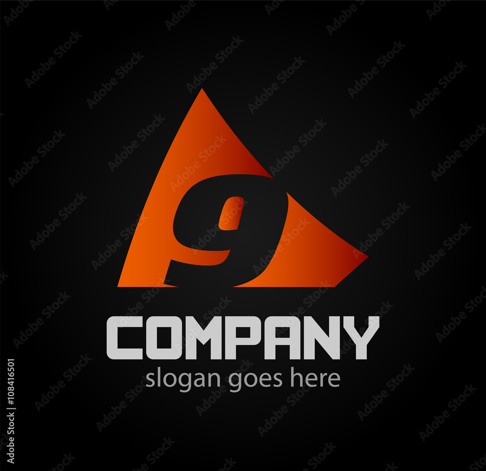 Number nine 9 logo icon template elements Stock Vector | Adobe Stock