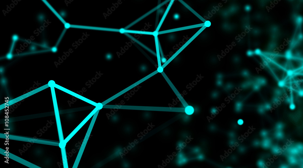 Abstract geometry surfaces, lines and points background, Used as ...