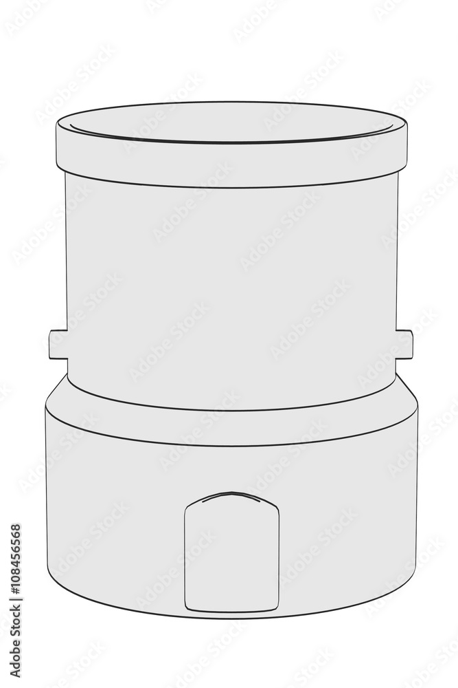 2d cartoon illustration of distillation aparatus Stock Illustration ...