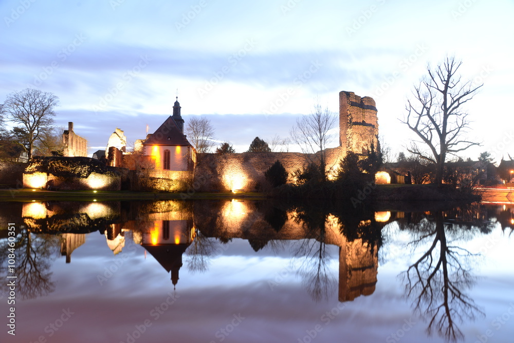 Burg Hayn in Dreieichenhain Stock Photo | Adobe Stock
