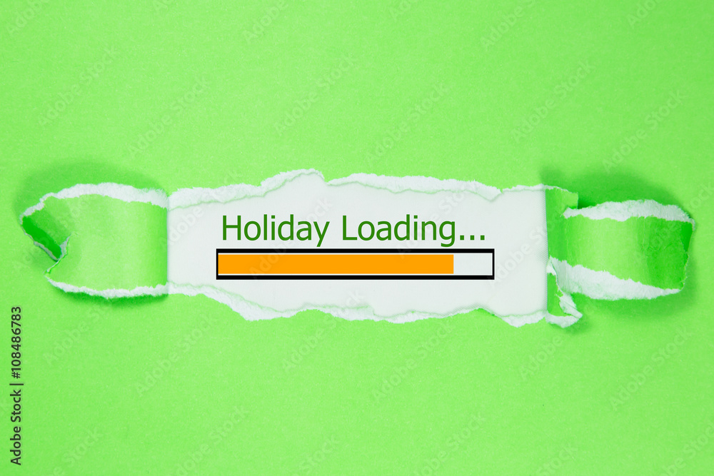 Design of progress bar, holiday loading with torn paper Stock Photo ...