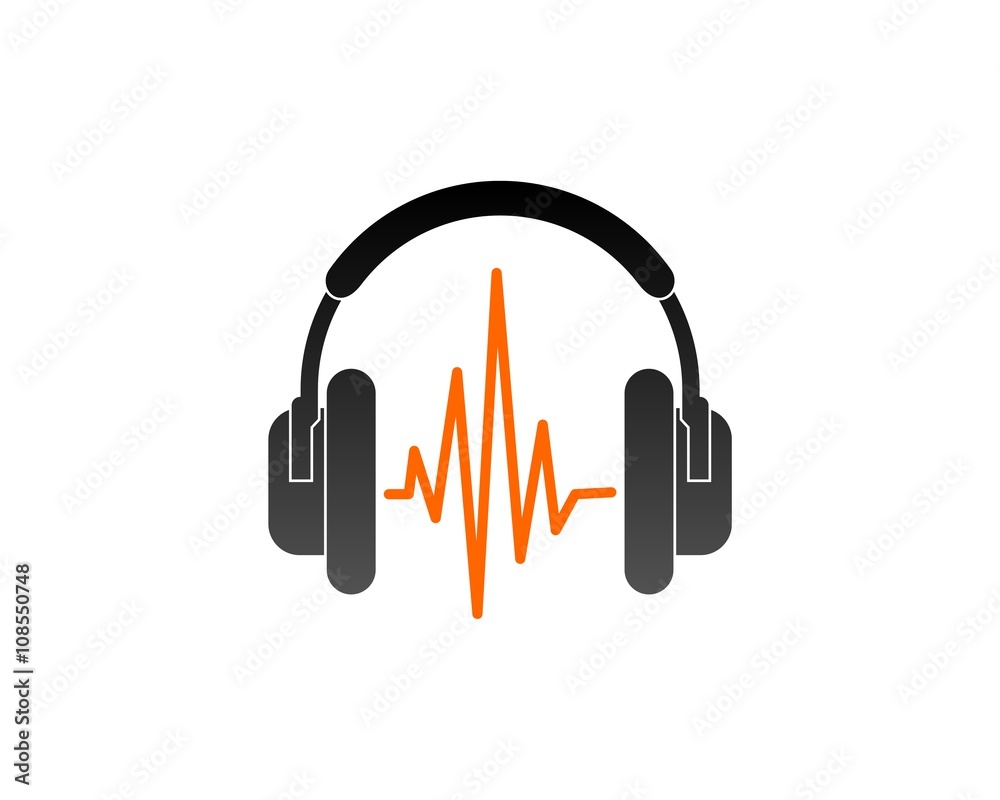 Headset Logo Template v.2 Stock Vector | Adobe Stock