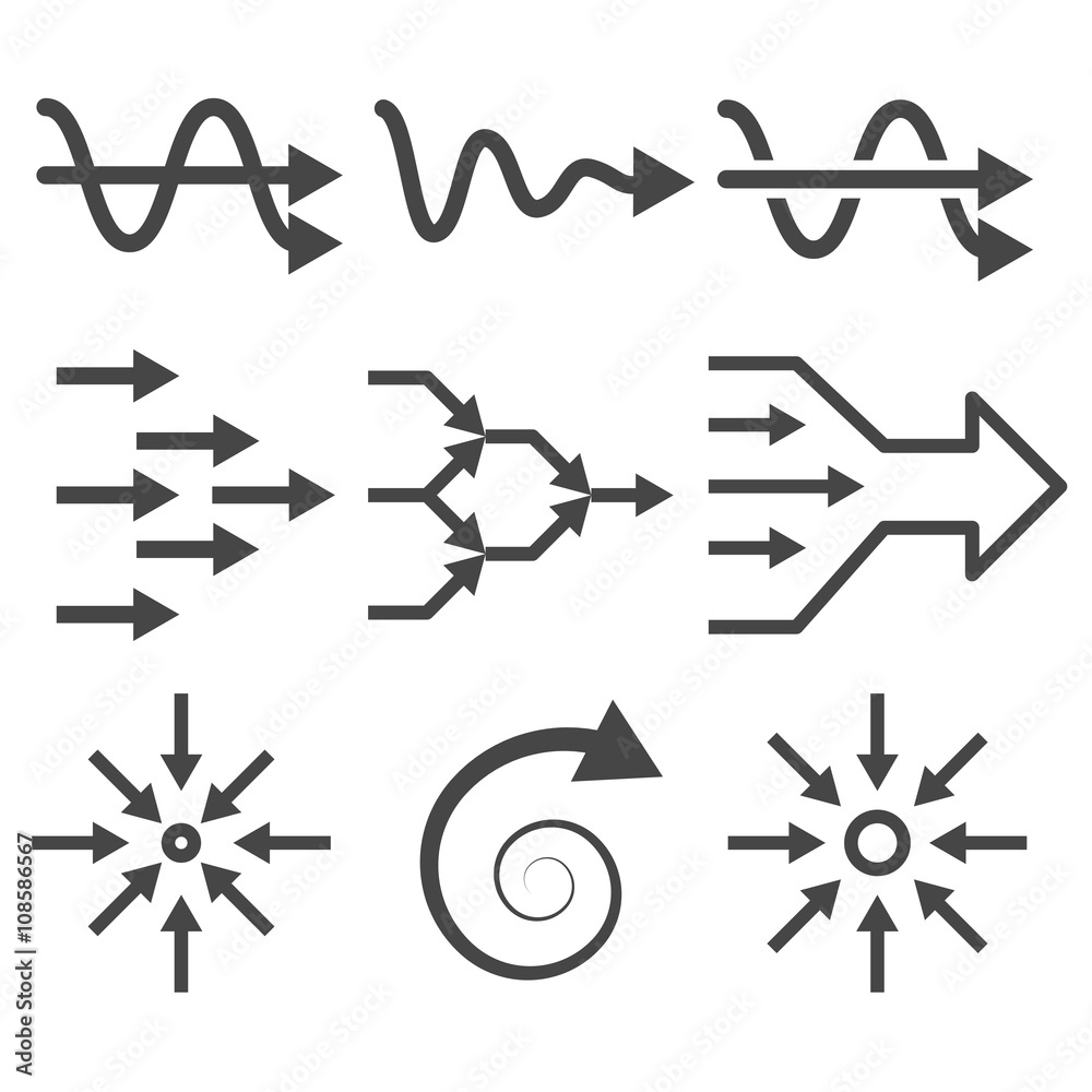 Simplify icon set Stock Vector | Adobe Stock