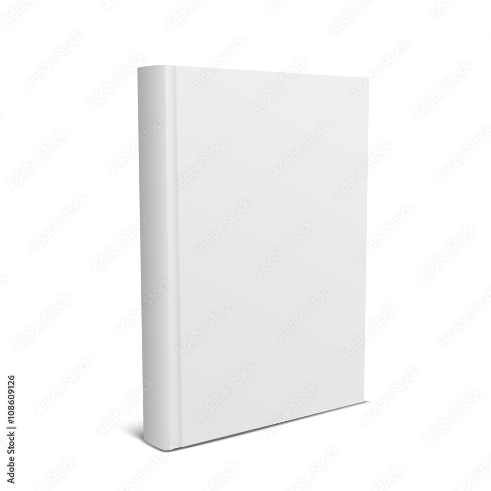 Blank vertical book Stock Vector | Adobe Stock