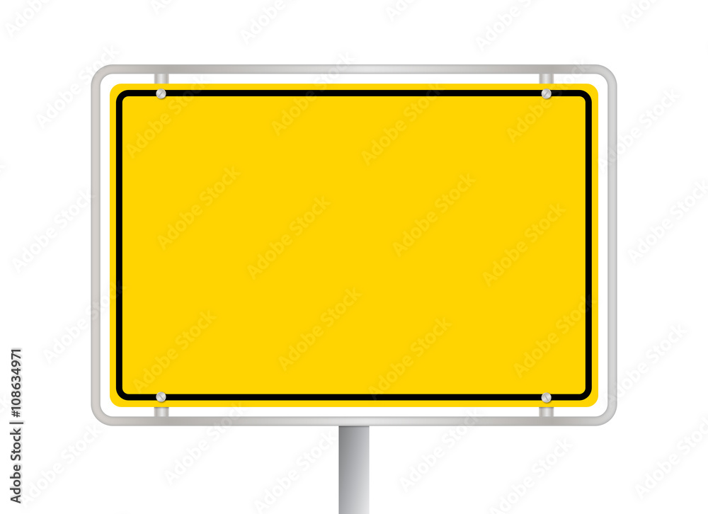 Ortsschild Stock-Vektorgrafik | Adobe Stock