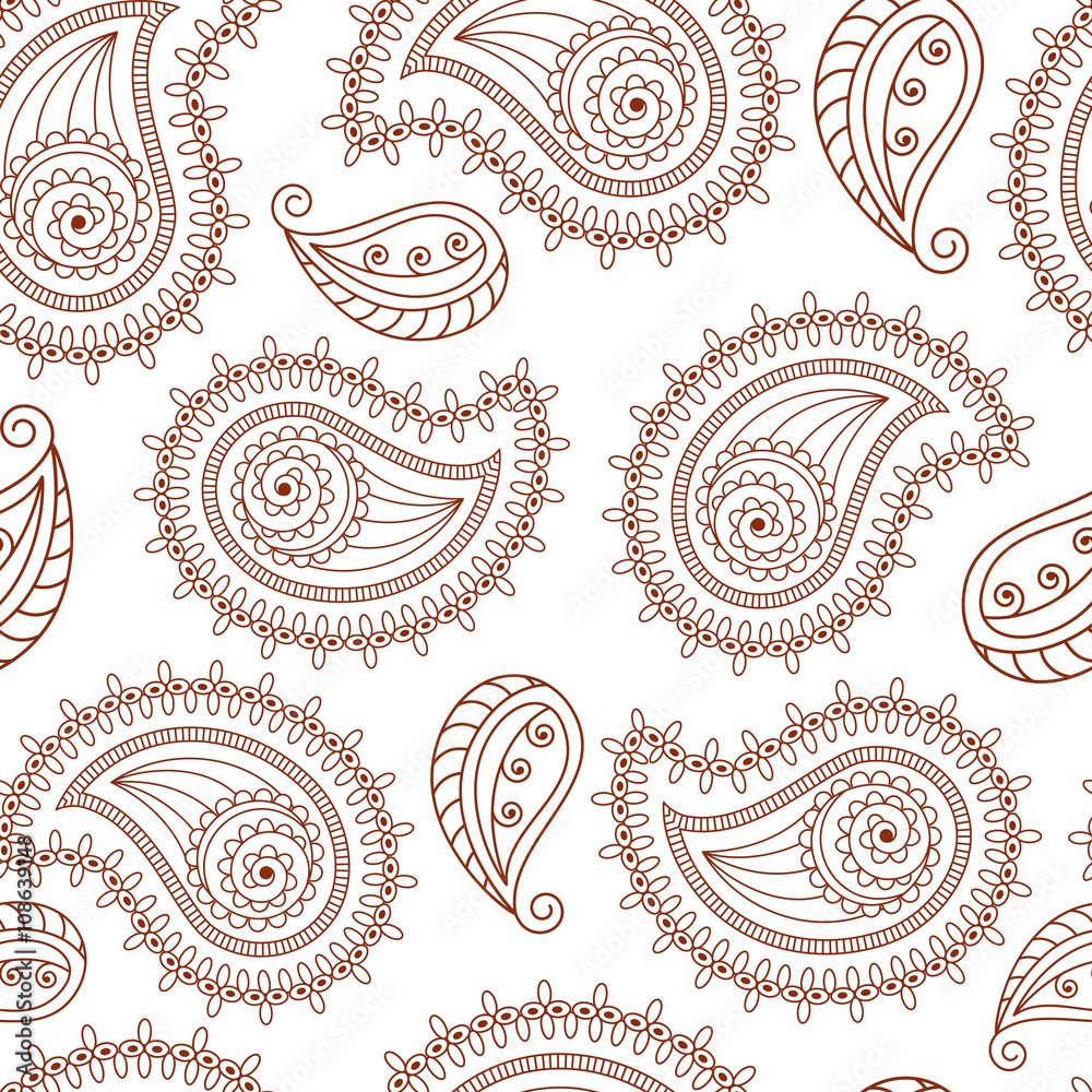 Henna Pattern Background