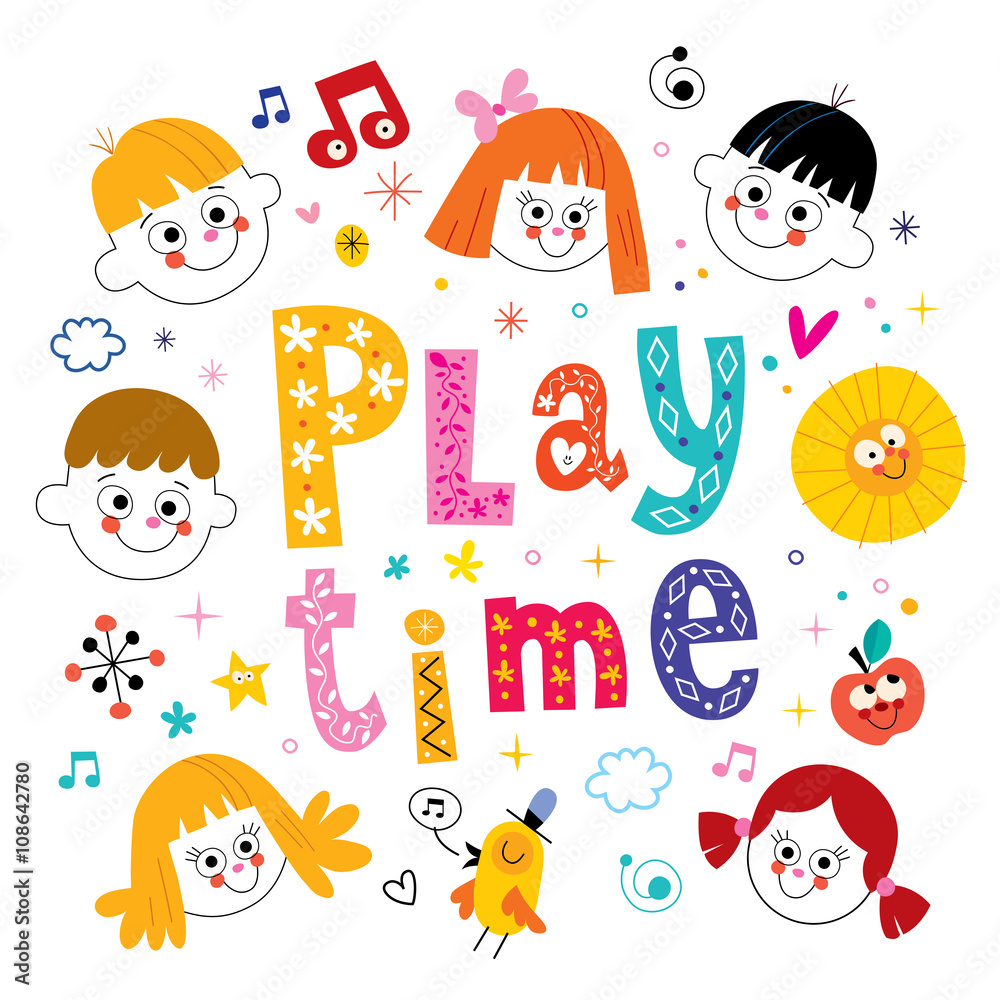play time Stock Vector | Adobe Stock