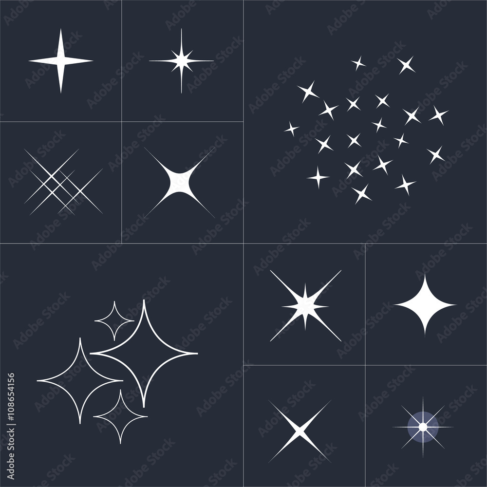 White Sparkle Vector