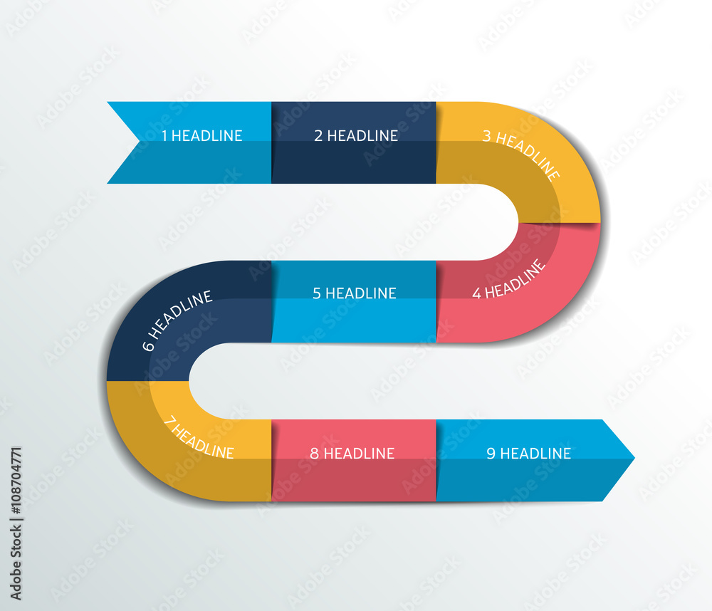 Process infographics options banner, template, scheme, chart, text ...