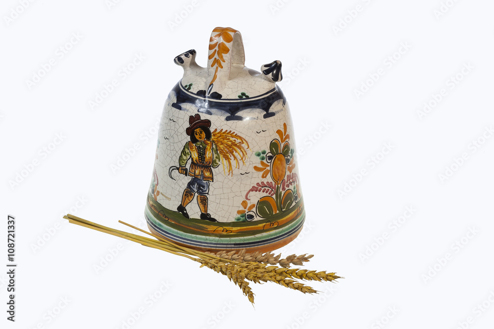 botijo, vessel typical for drinking water in some villages of Spain ...