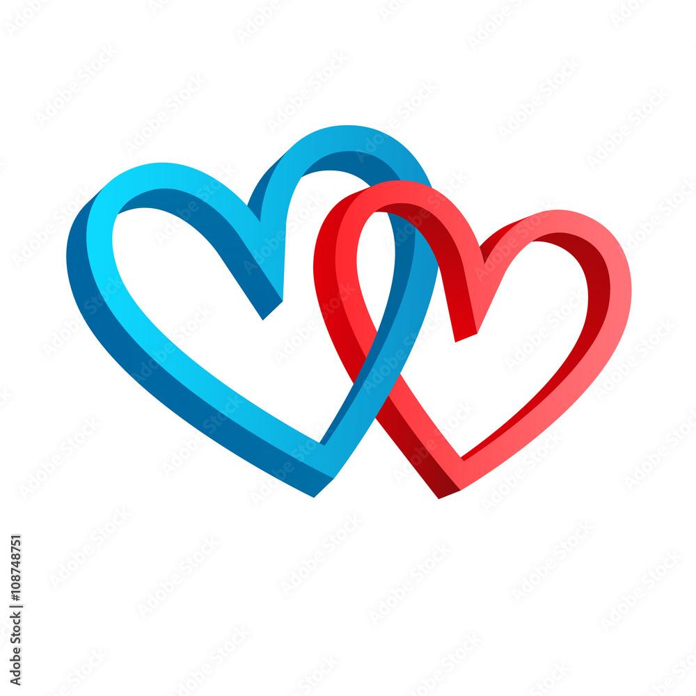 Two Blue Hearts