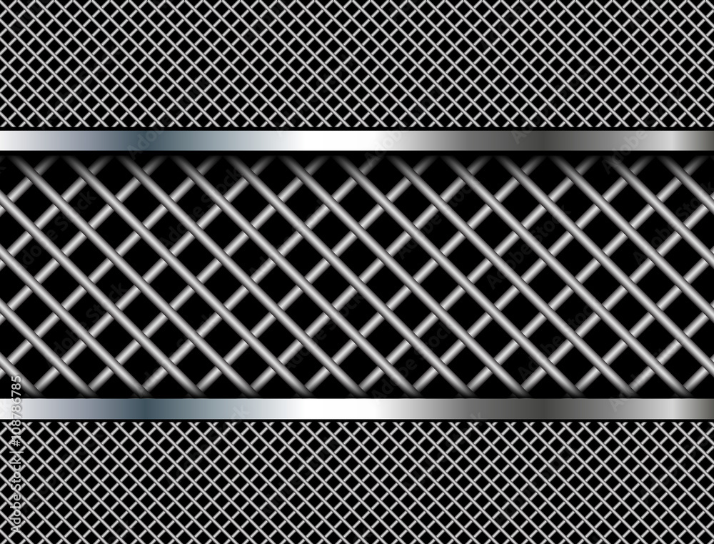 Background metallic grid pattern, Stock Vector | Adobe Stock