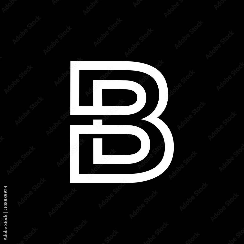 Capital Letter B Template