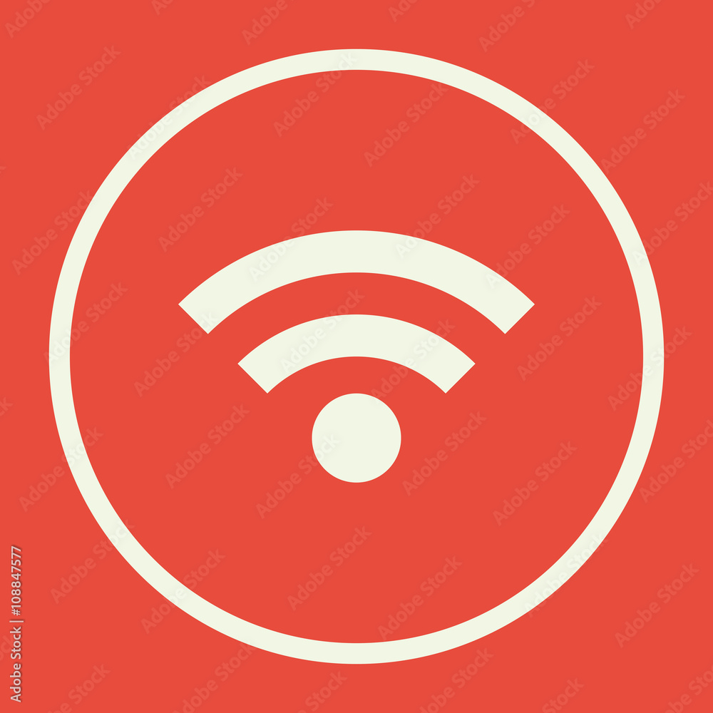 Wifi Logo Red