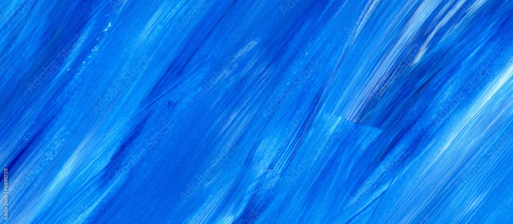 Paint Brush Texture Blue