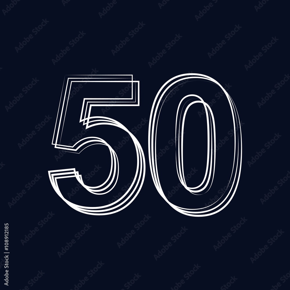 Number 50 Template