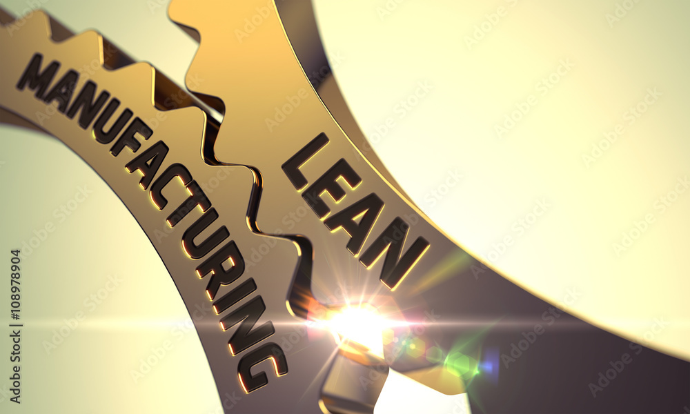 Lean Manufacturing - Concept. Lean Manufacturing - Illustration with ...